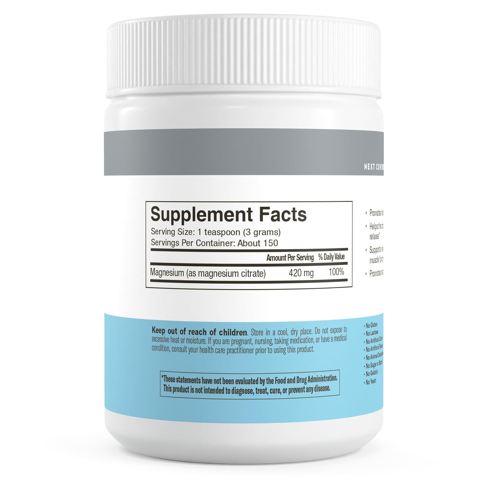 FREEDA magnesium powder for daily wellness