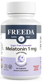 FREEDA melatonin chewable tablets for sleep