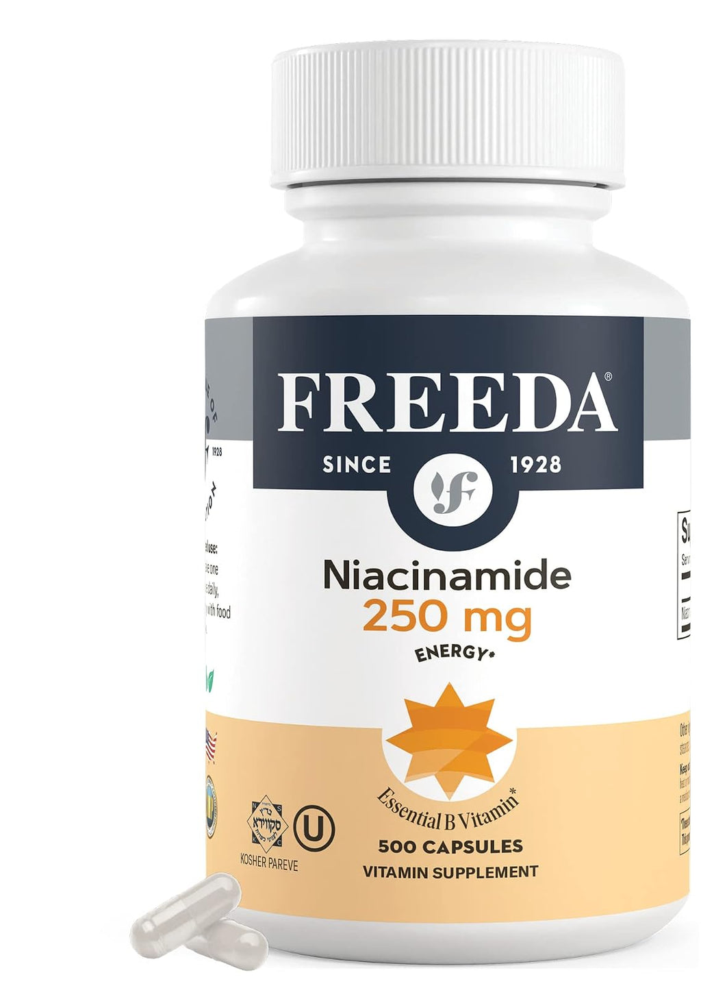 Freeda Niacinamide vitamin B3 capsules