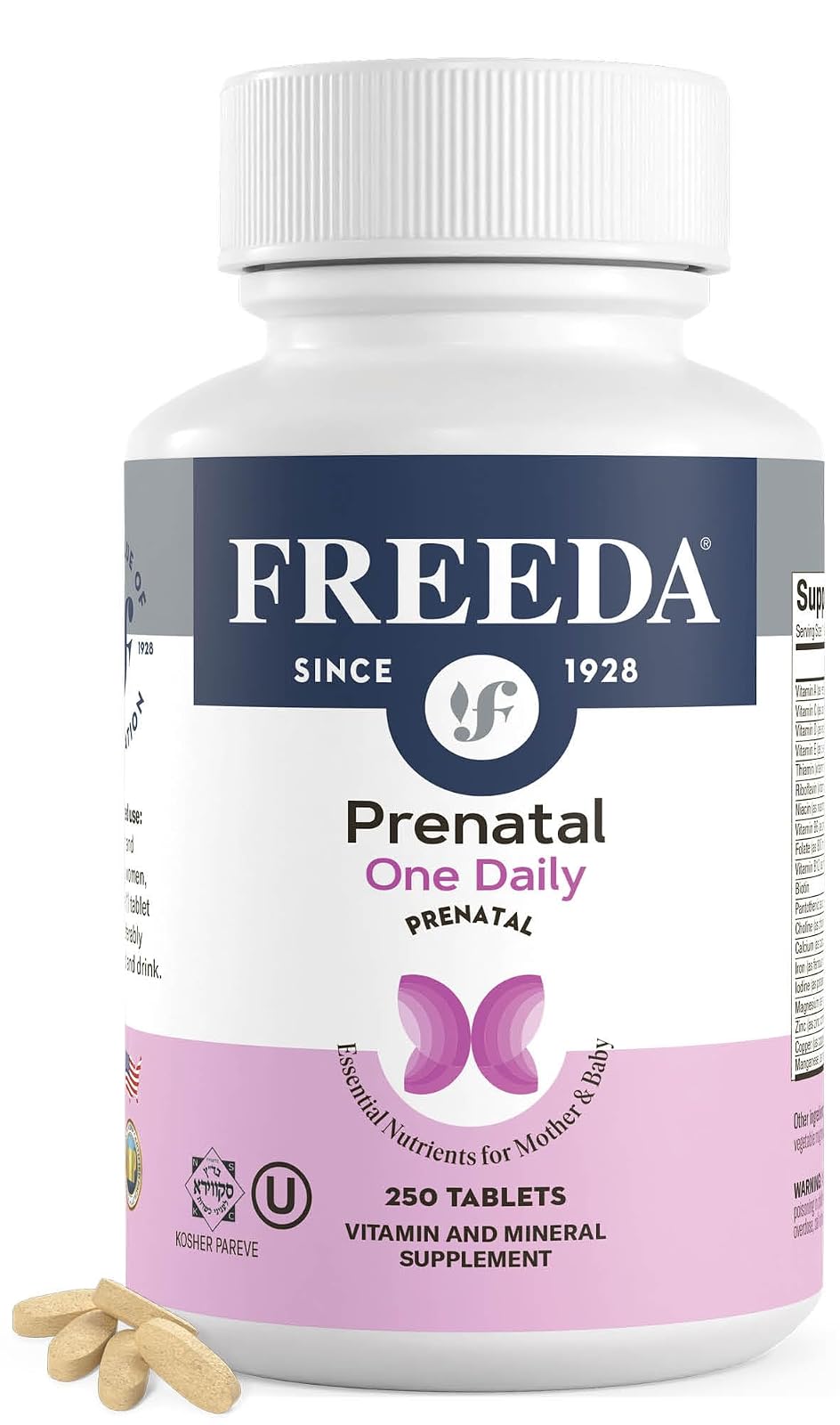 FREEDA prenatal vitamins for expecting mothers