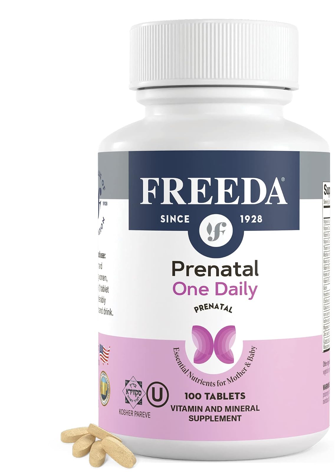 FREEDA prenatal vitamins for healthy pregnancy