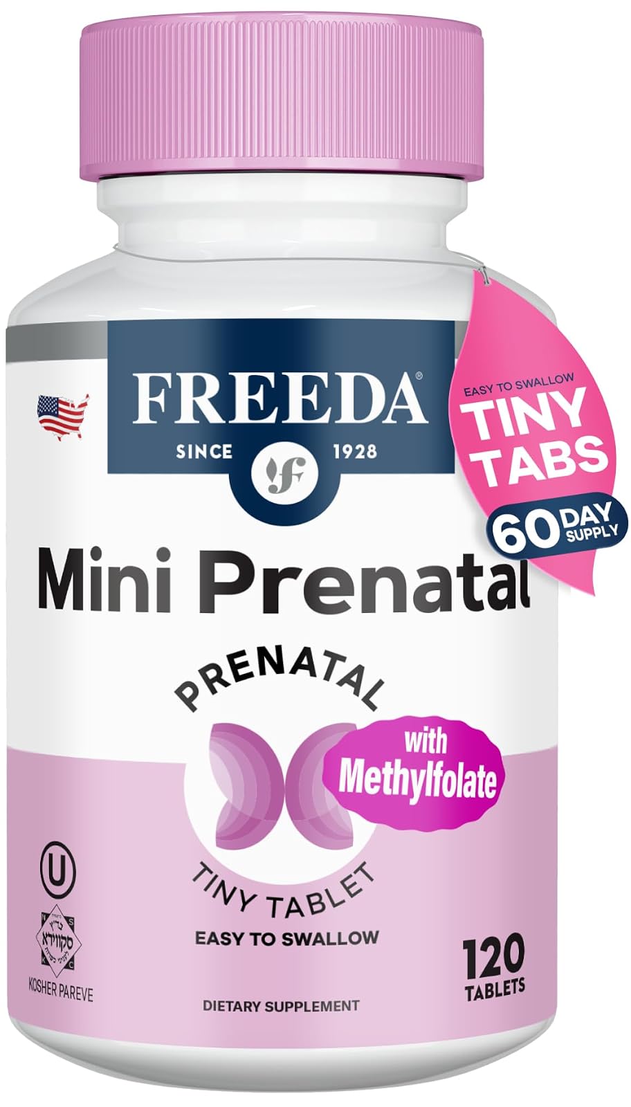 FREEDA prenatal vitamins for healthy pregnancy