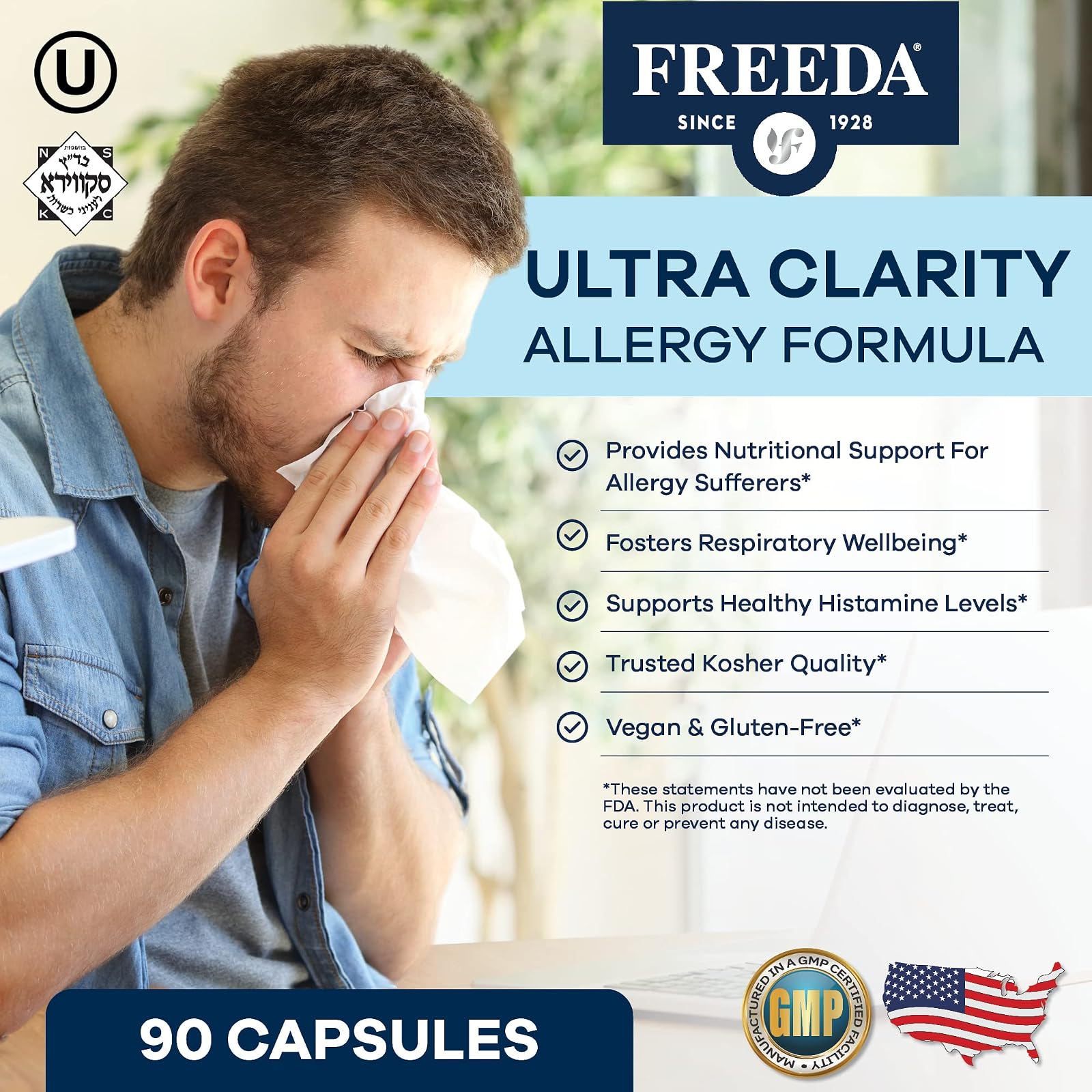 Freeda quercetin capsules for wellness