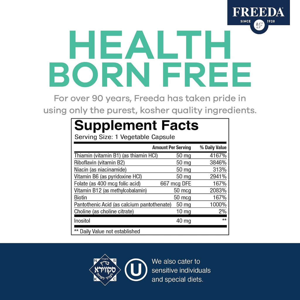 Freeda Super B-50 immune support