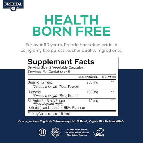 Freeda turmeric for joint support