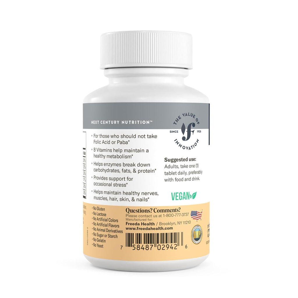 FREEDA vitamin b complex for wellness