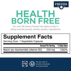 Freeda vitamin B3 immune support