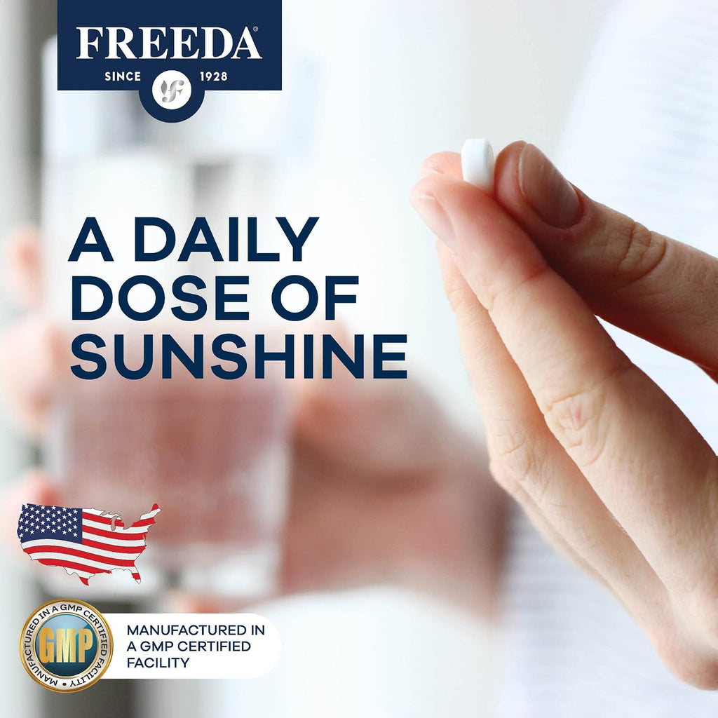FREEDA vitamin D for energy support