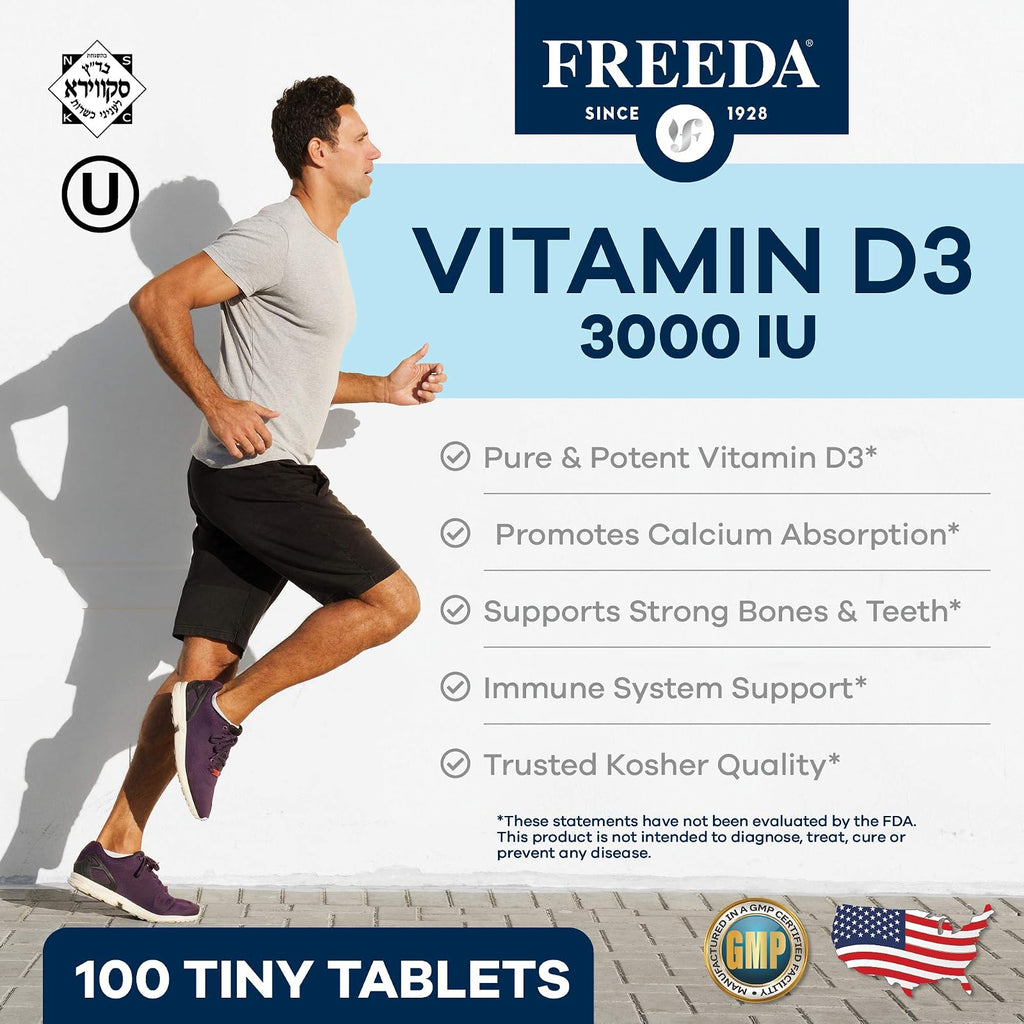 FREEDA vitamin D3 for daily wellness