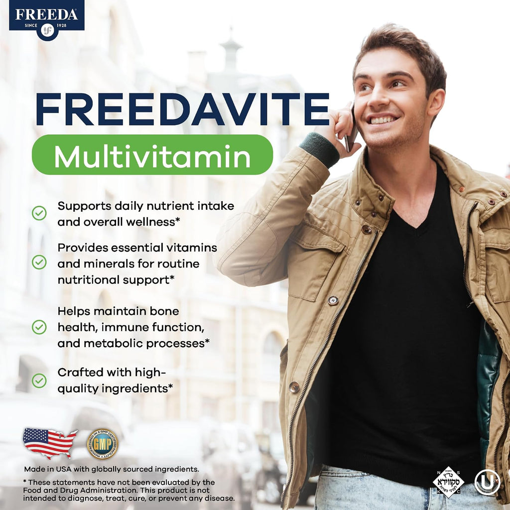 Freedavite Tiny Tablet multivitamin convenience