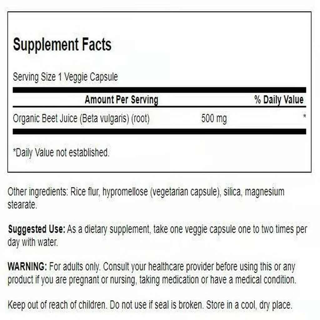 freeze-dried beet juice benefits
