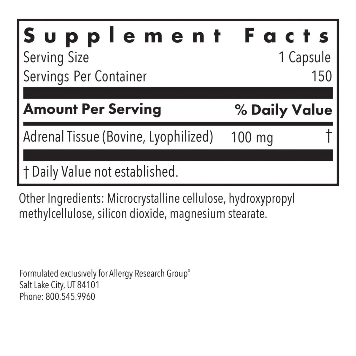 freeze-dried bovine adrenal extract benefits