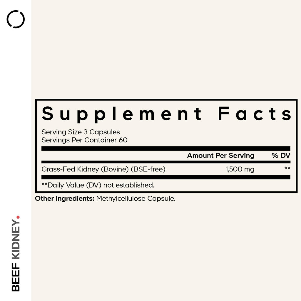 Freeze-dried bovine glandular capsules