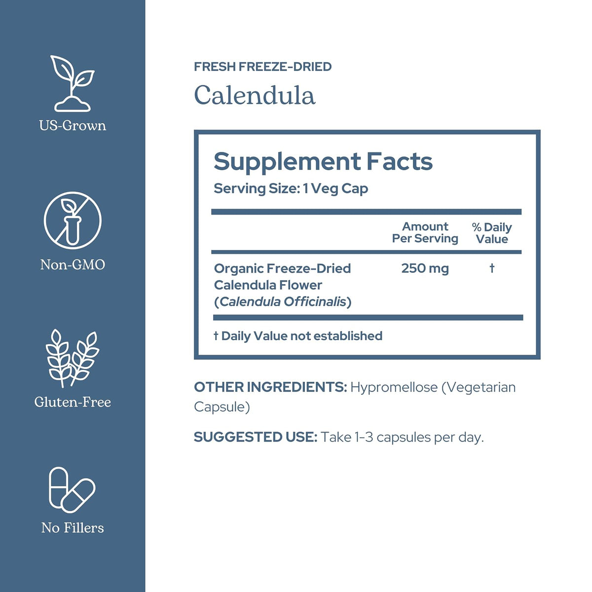 freeze dried calendula flower benefits