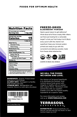 freeze-dried elderberry for immune support