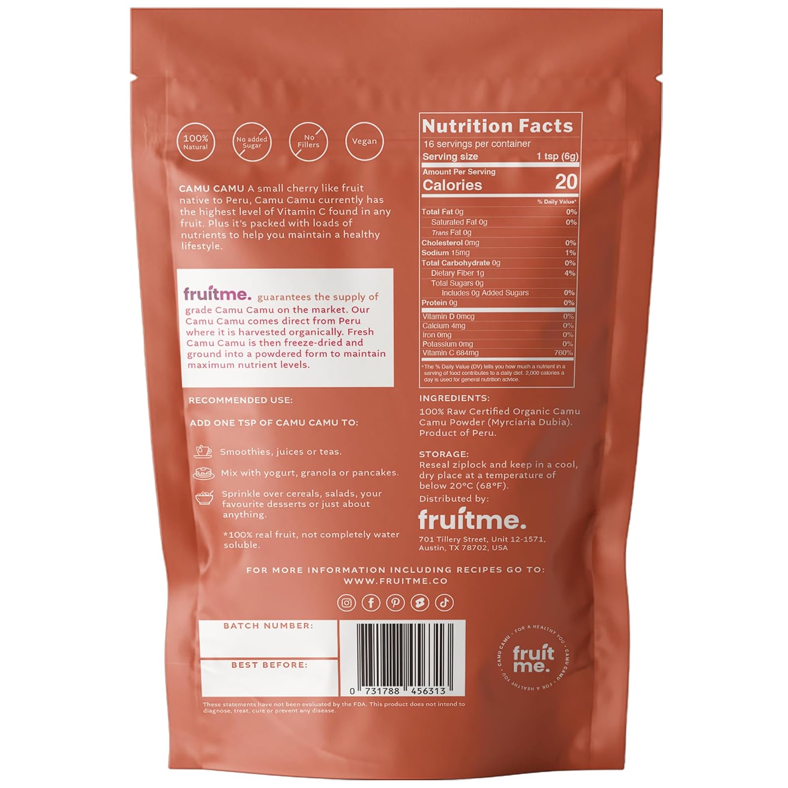 freeze-dried superfood for smoothies
