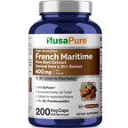 French Maritime Pine Bark antioxidant capsules