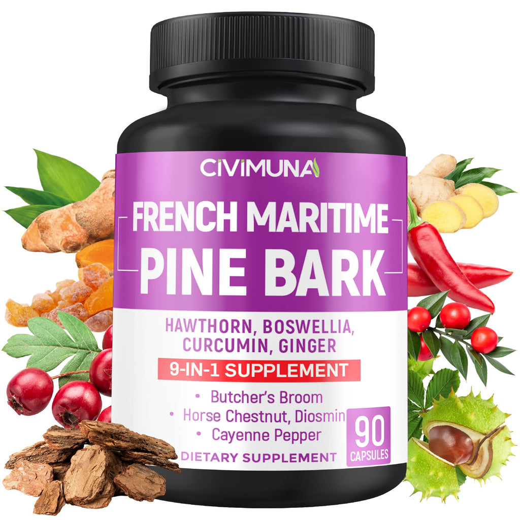 French Maritime Pine hawthorn capsules