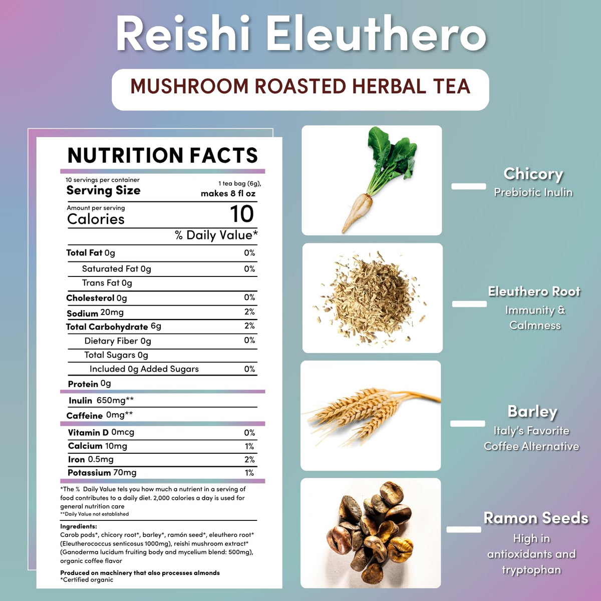 French roast herbal tea for relaxation