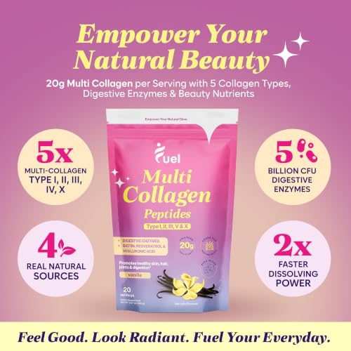 French vanilla collagen powder blend