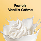 French vanilla crème whey protein powder