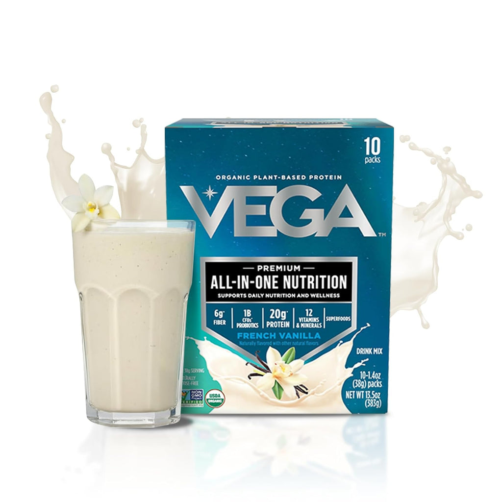 French vanilla plant based protein