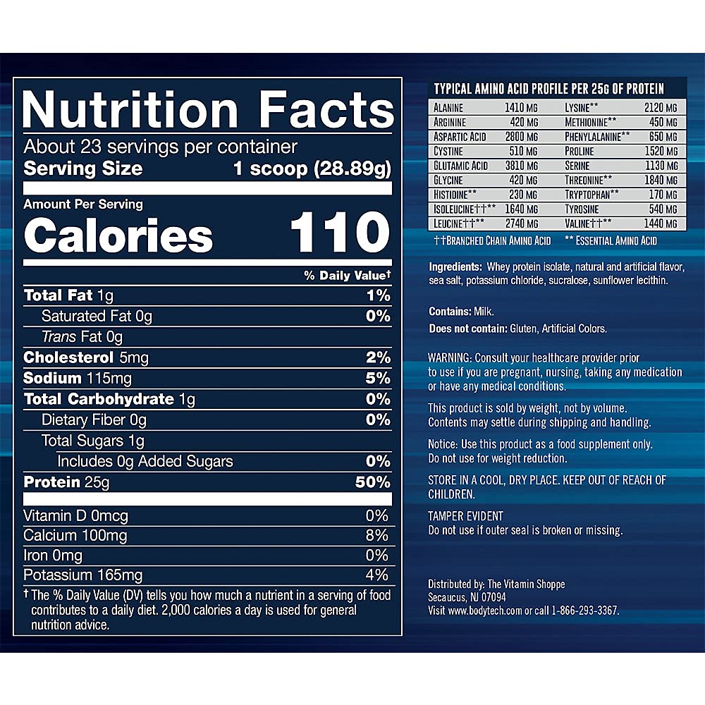 French vanilla whey protein flavour