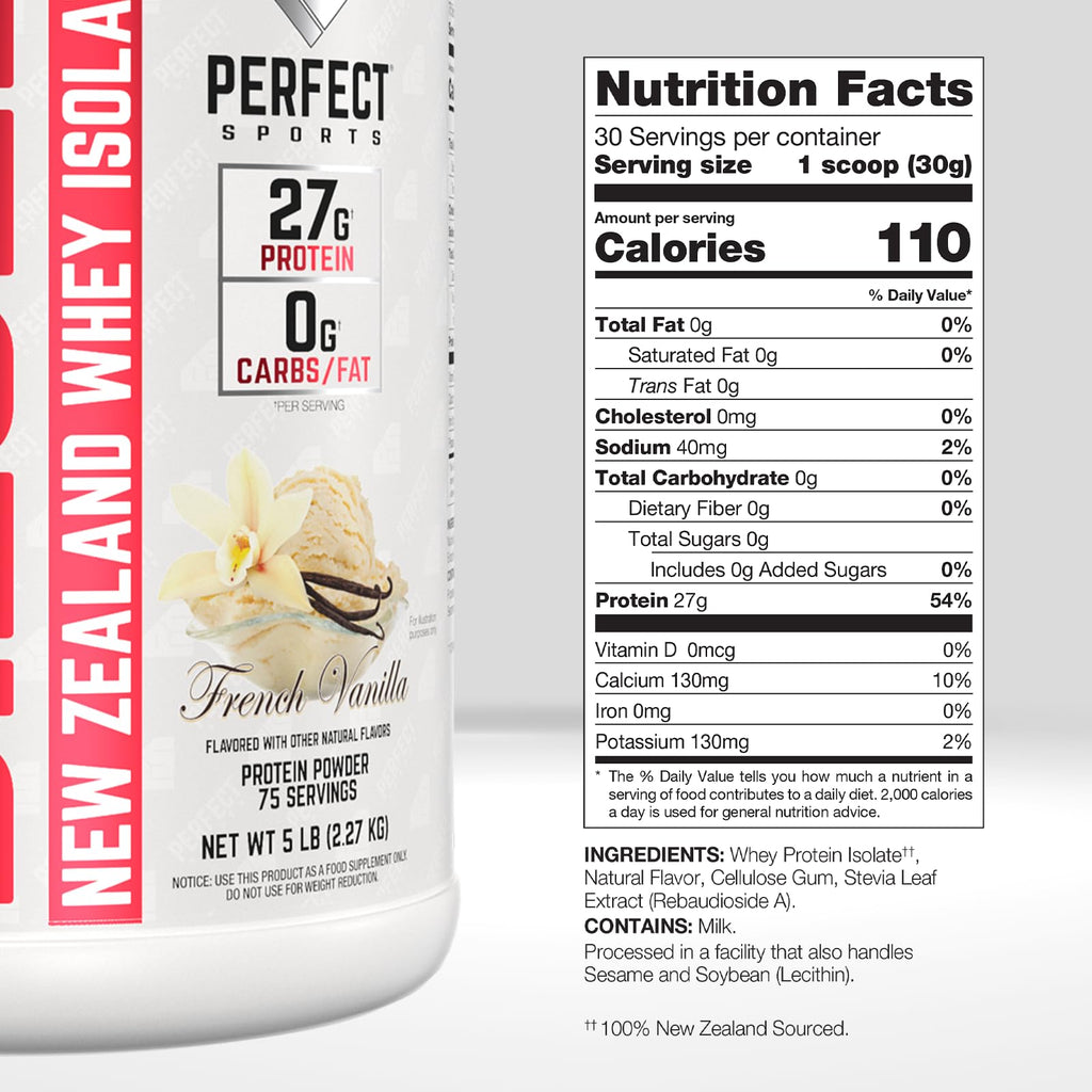 French vanilla whey protein
