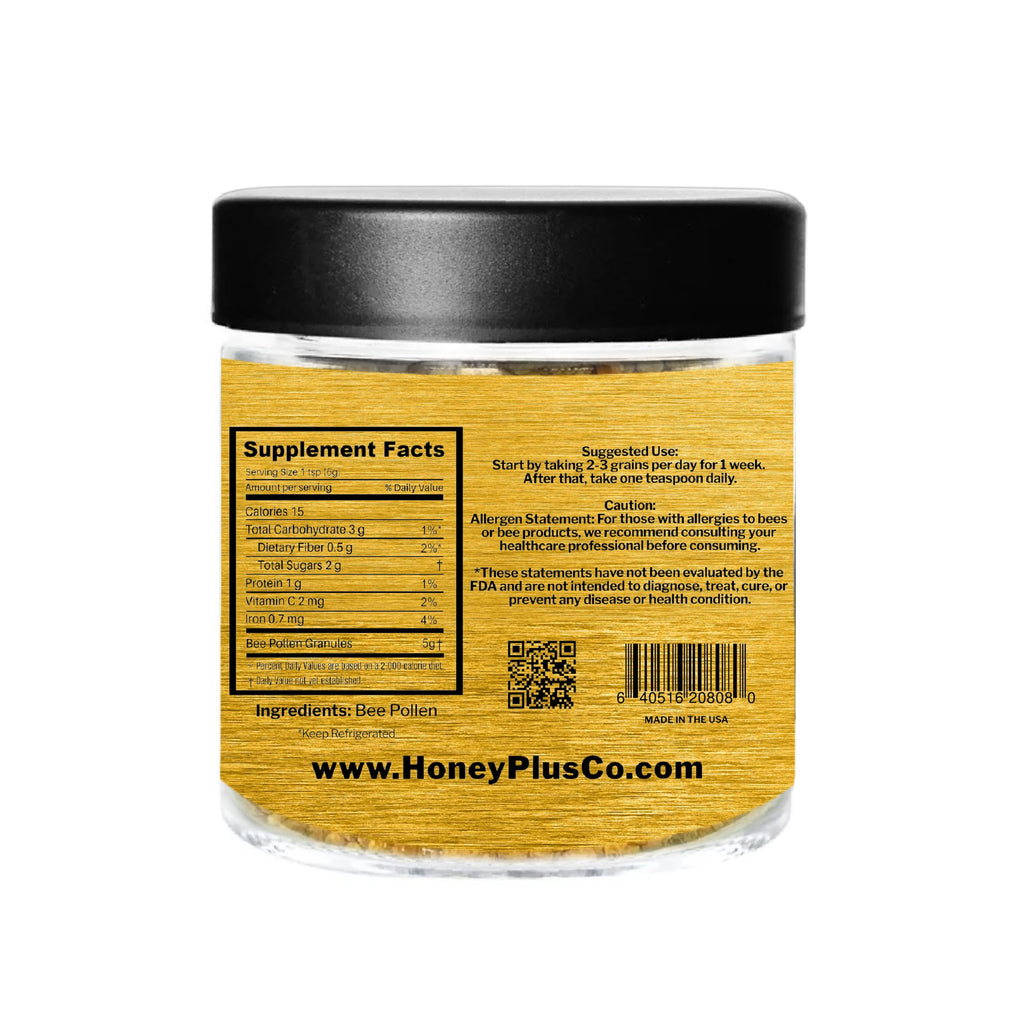 fresh bee pollen for stamina support