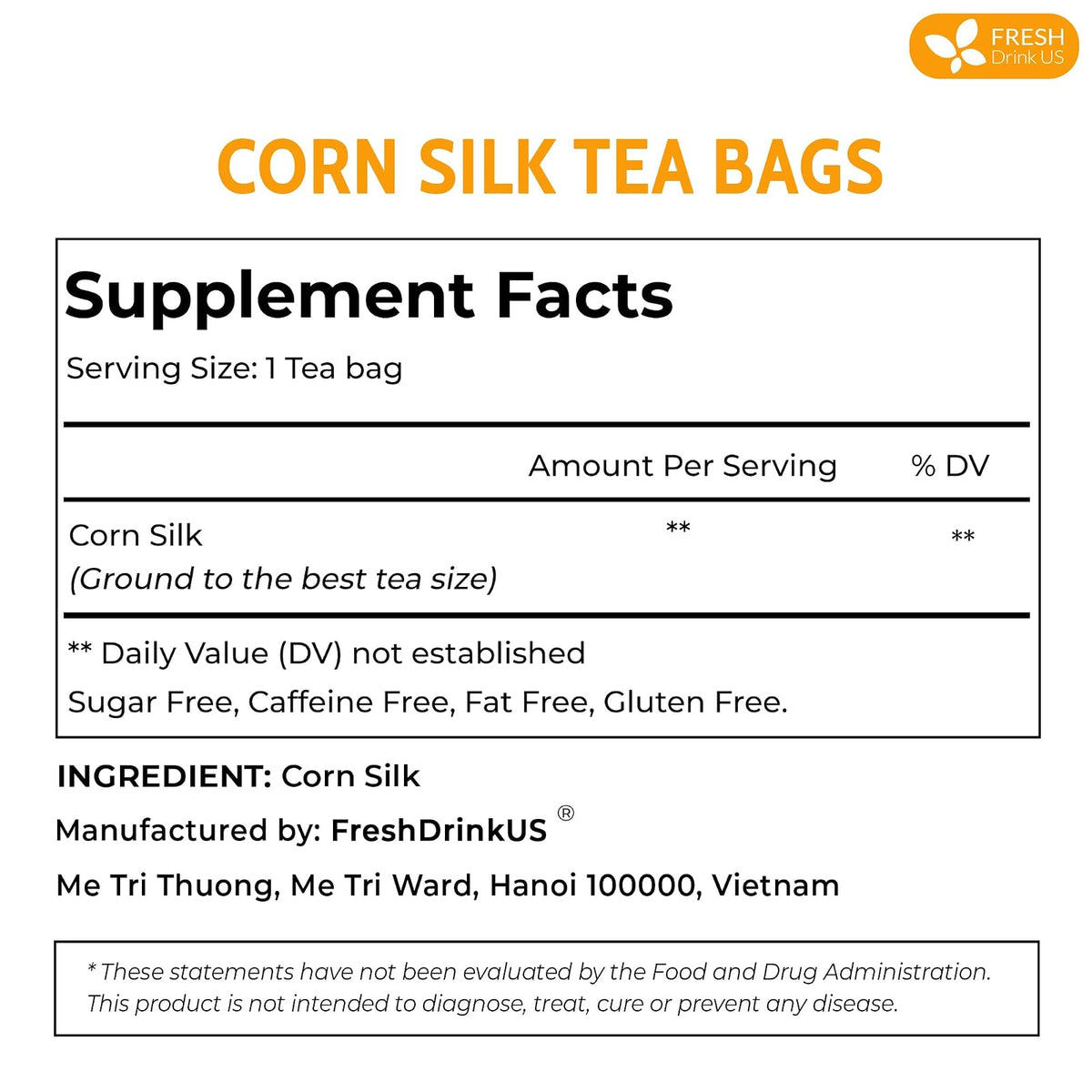 fresh corn silk tea for detox