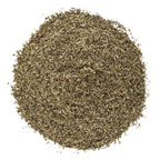 fresh cut spearmint leaf herbal infusion