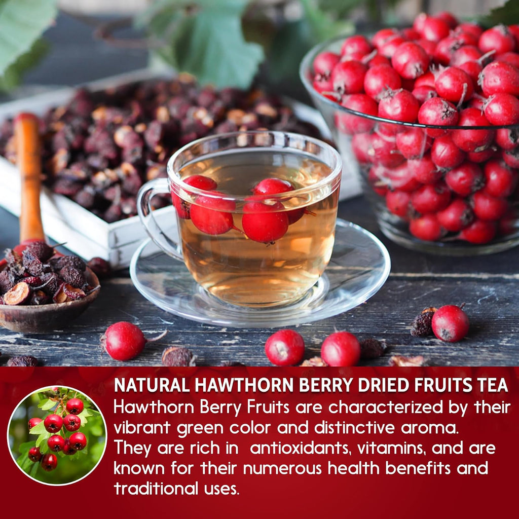fresh dried hawthorn berries for tea