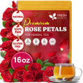 fresh dried rose petals herbal tea