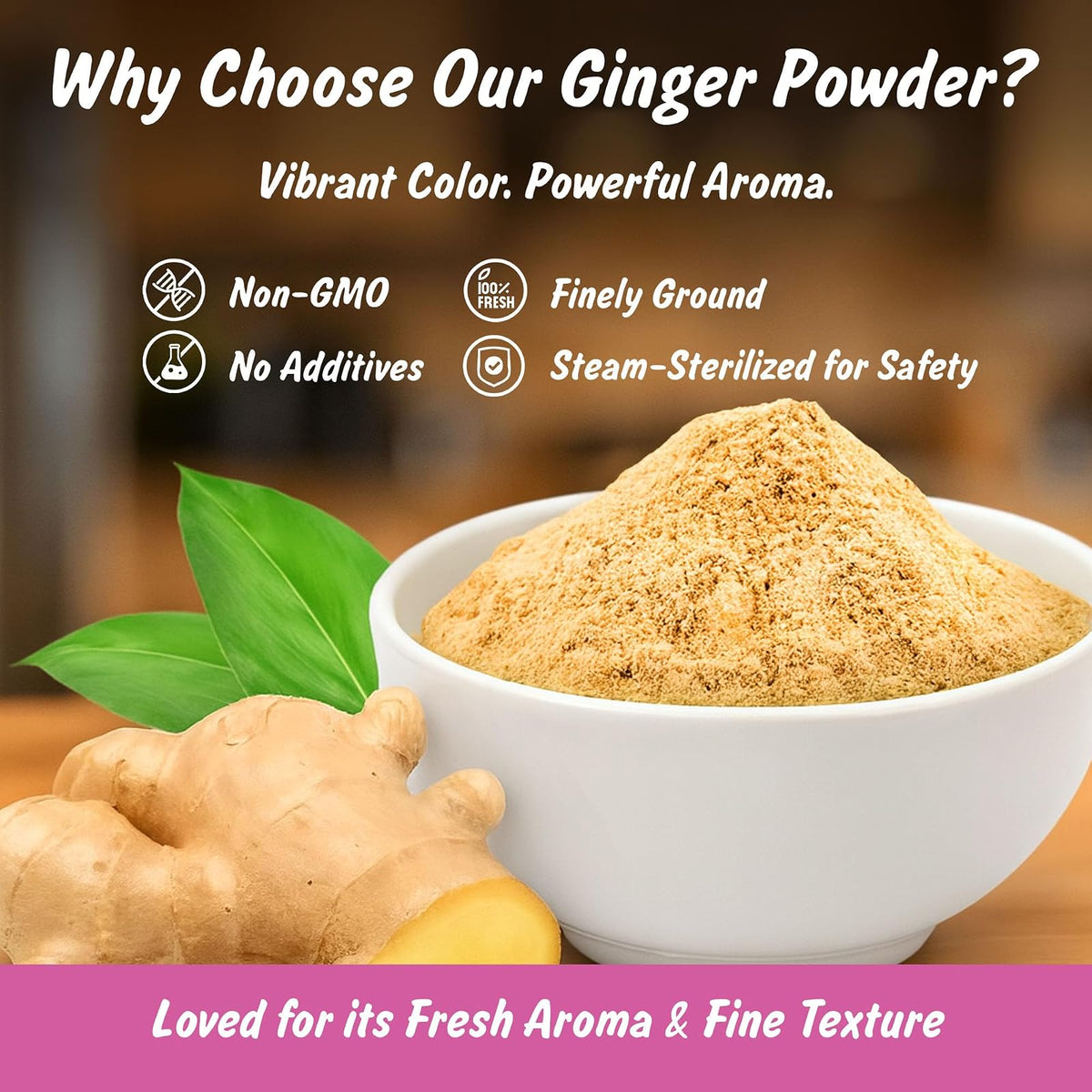 fresh ginger flavour for beverages
