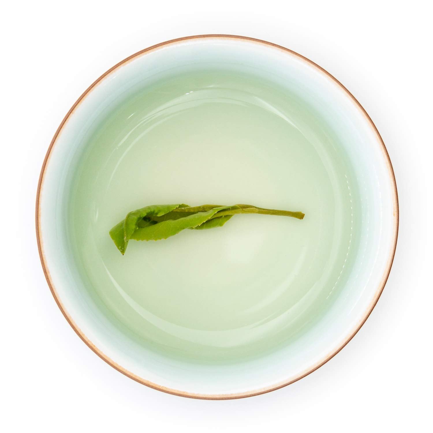 fresh green tea for brewing