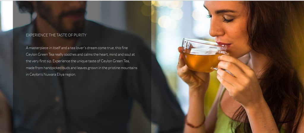 fresh green tea for energy boost