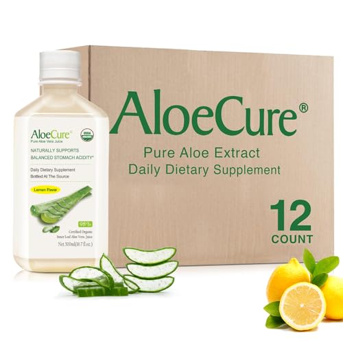 fresh lemon flavored aloe vera