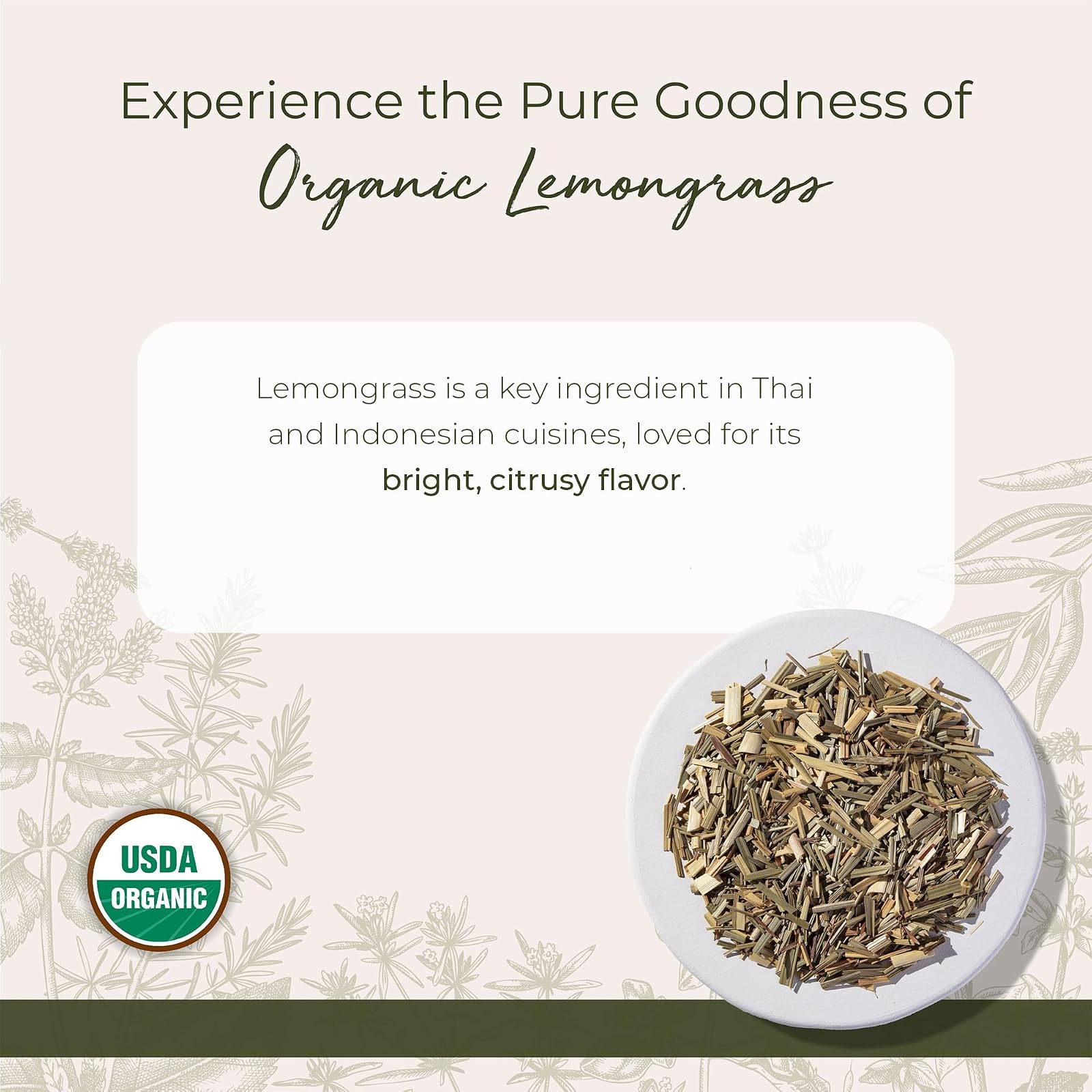 fresh lemongrass for herbal infusions