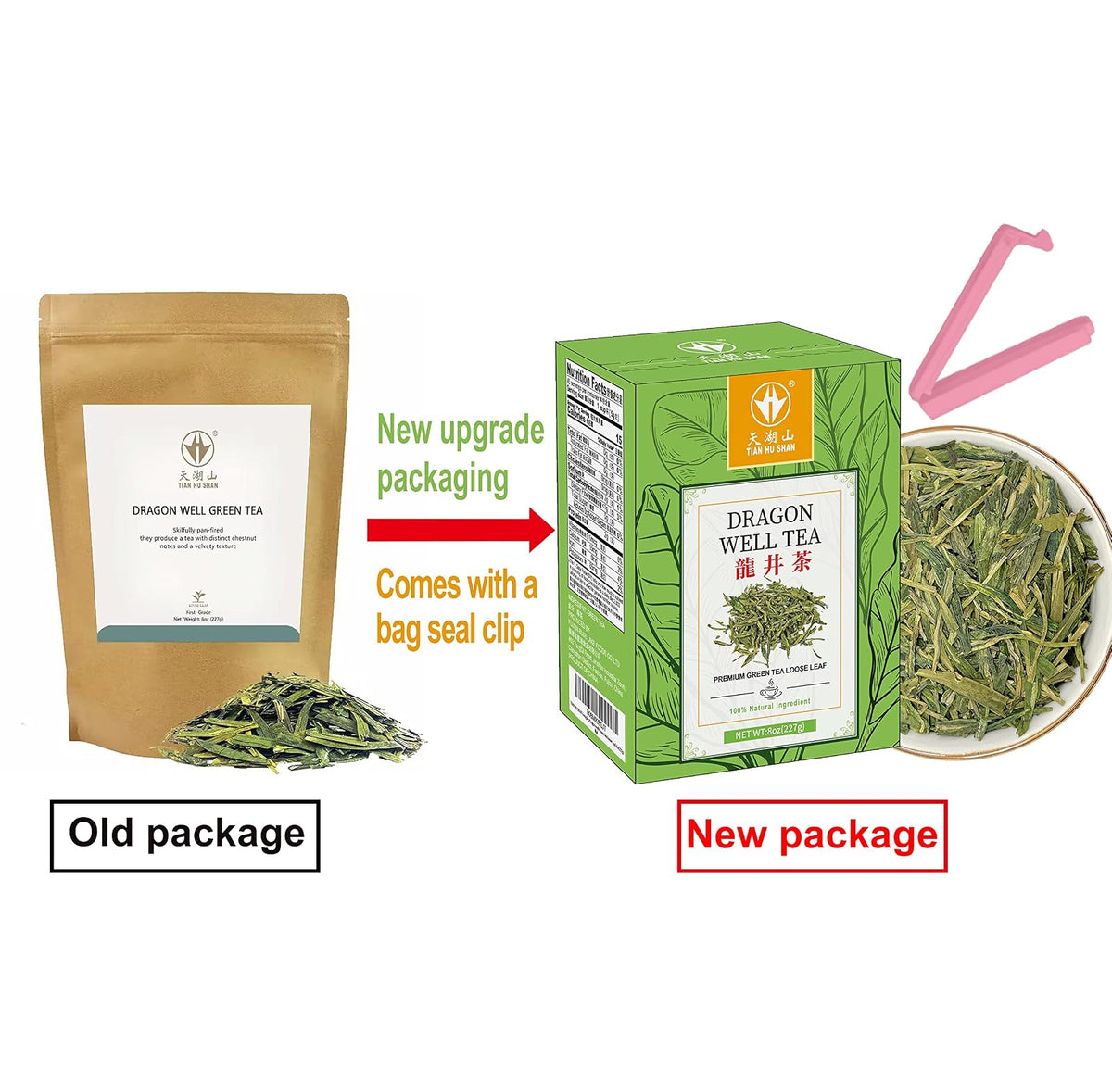 fresh loose leaf green tea