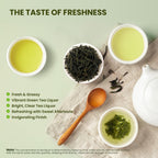 fresh loose leaf green tea