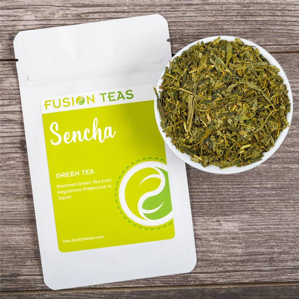 fresh loose leaf green tea