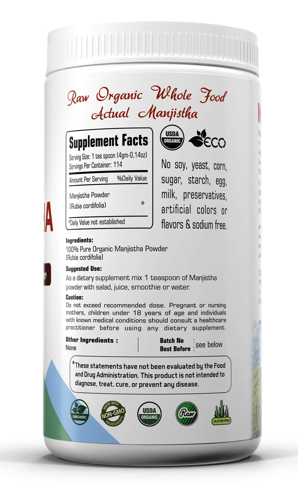 fresh manjishtha powder for vitality