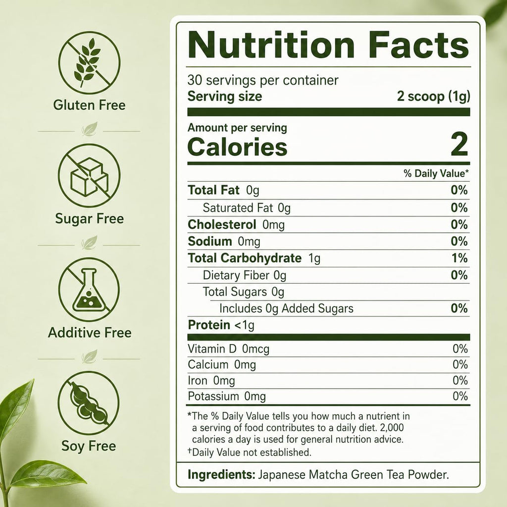 fresh matcha for daily energy