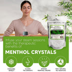 fresh menthol crystals for homemade remedies