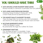 fresh mugwort leaf tea blend