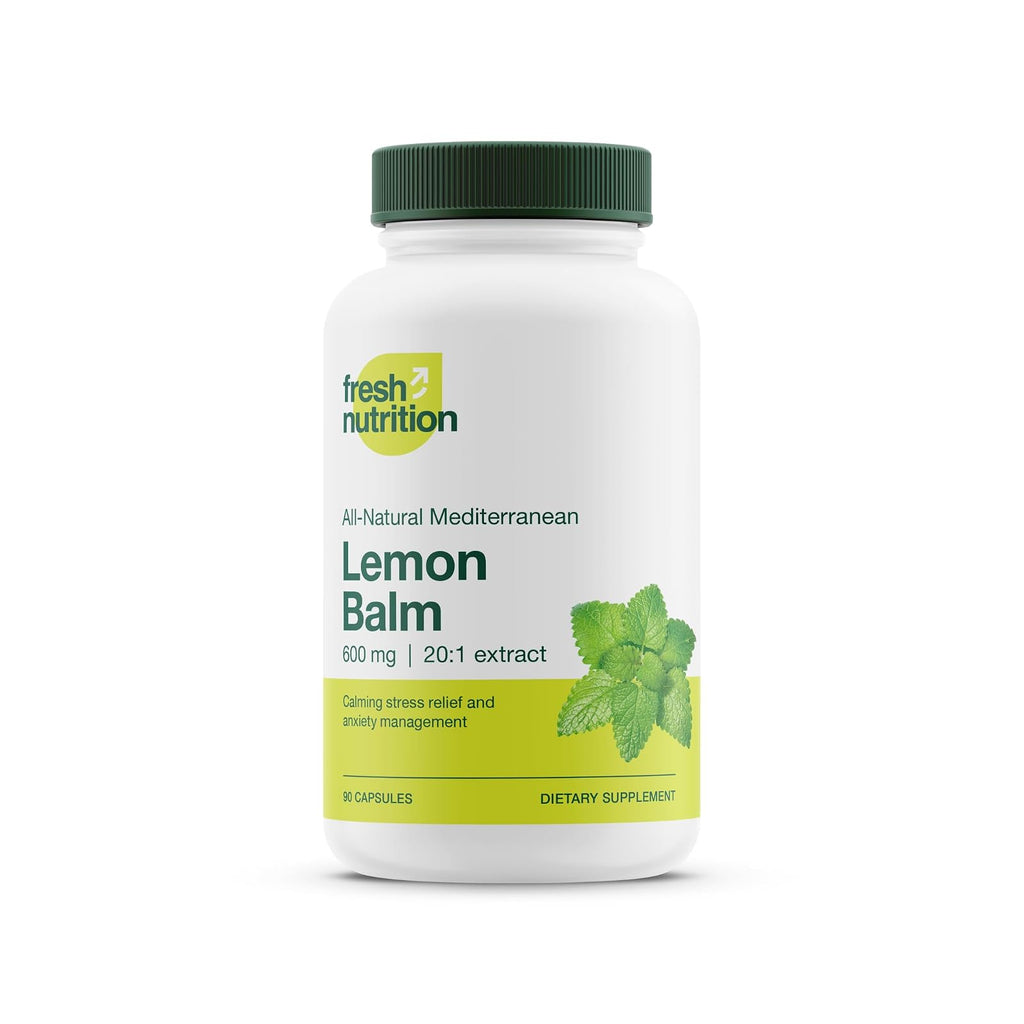 Fresh Nutrition lemon balm extract capsules