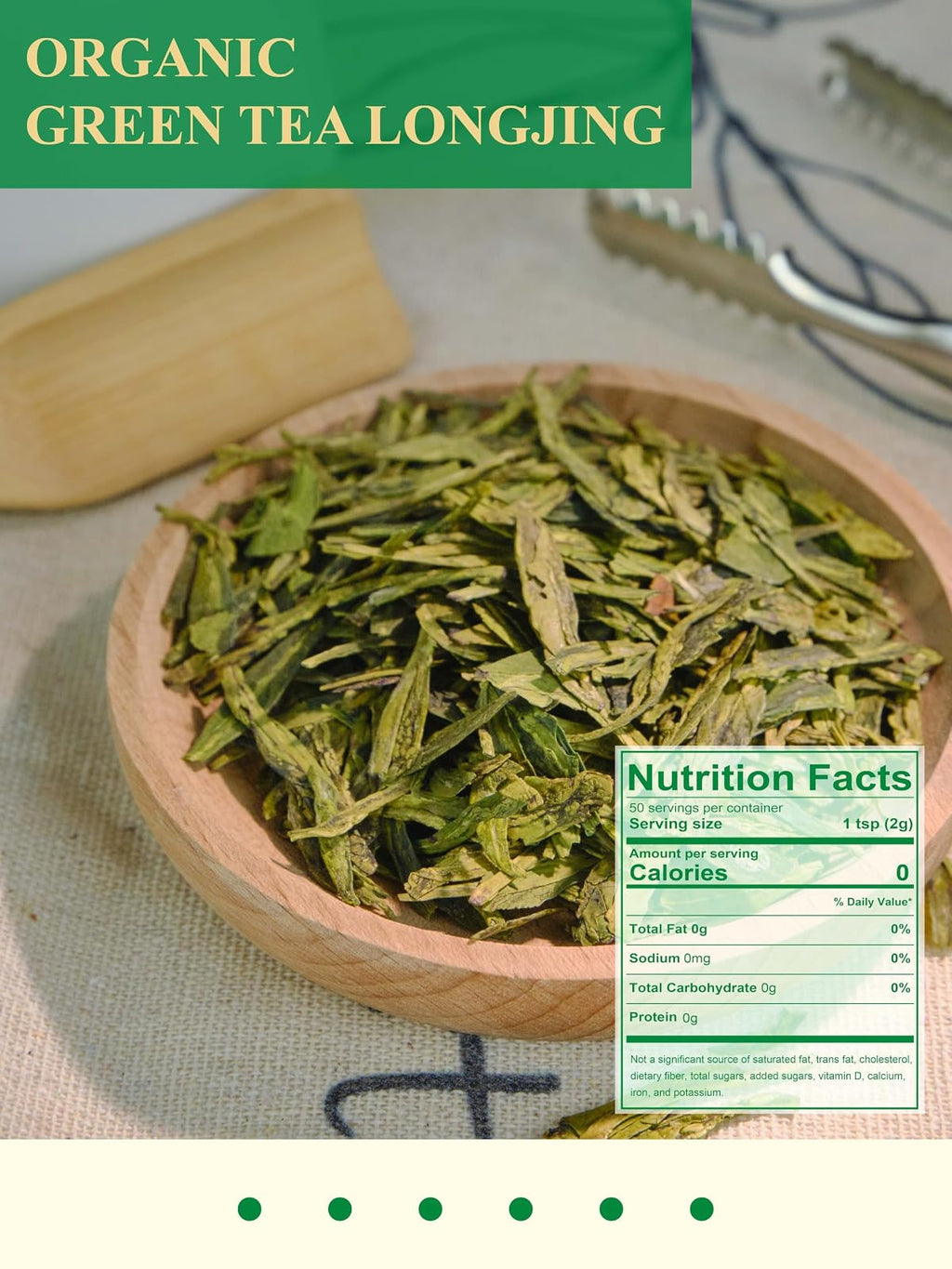 fresh organic green tea blend