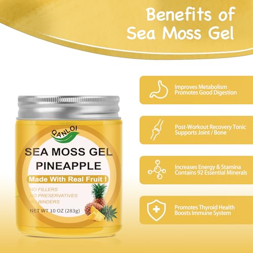 fresh pineapple sea moss gel