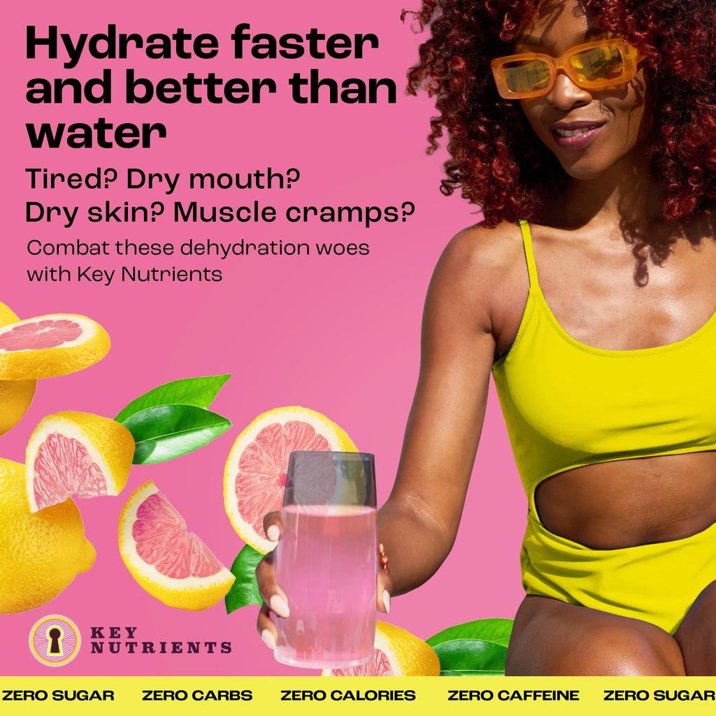 fresh pink lemonade electrolyte flavour