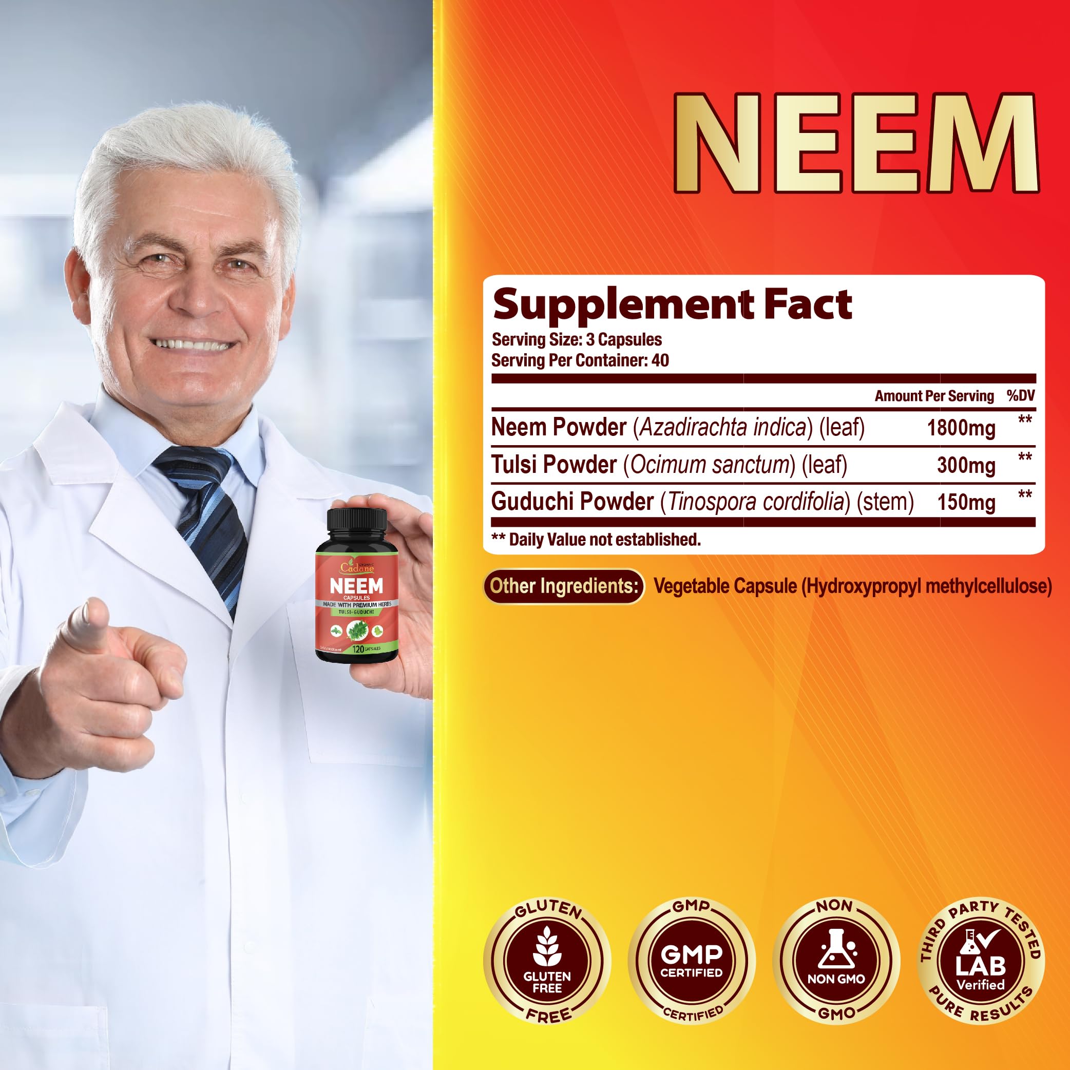 fresh powdered neem for health